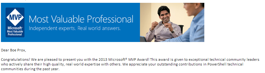 I’m a PowerShell MVP! | Learn Powershell | Achieve More