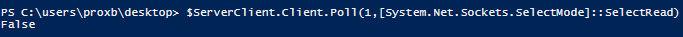 Checking For Disconnected Connections with TCPListener Using PowerShell ...